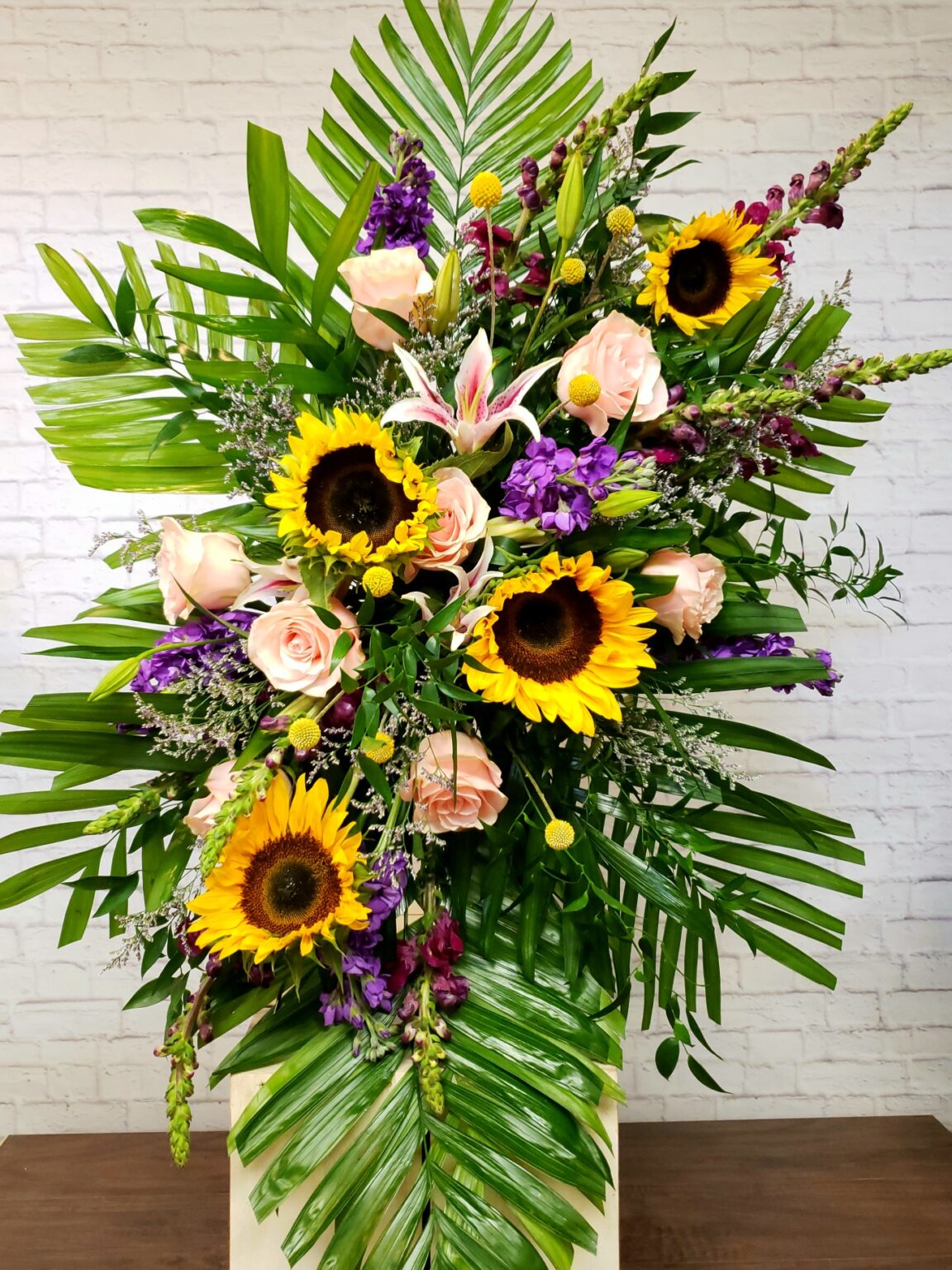 Remembrance Standing Spray - Moscarillo's Garden Shoppe